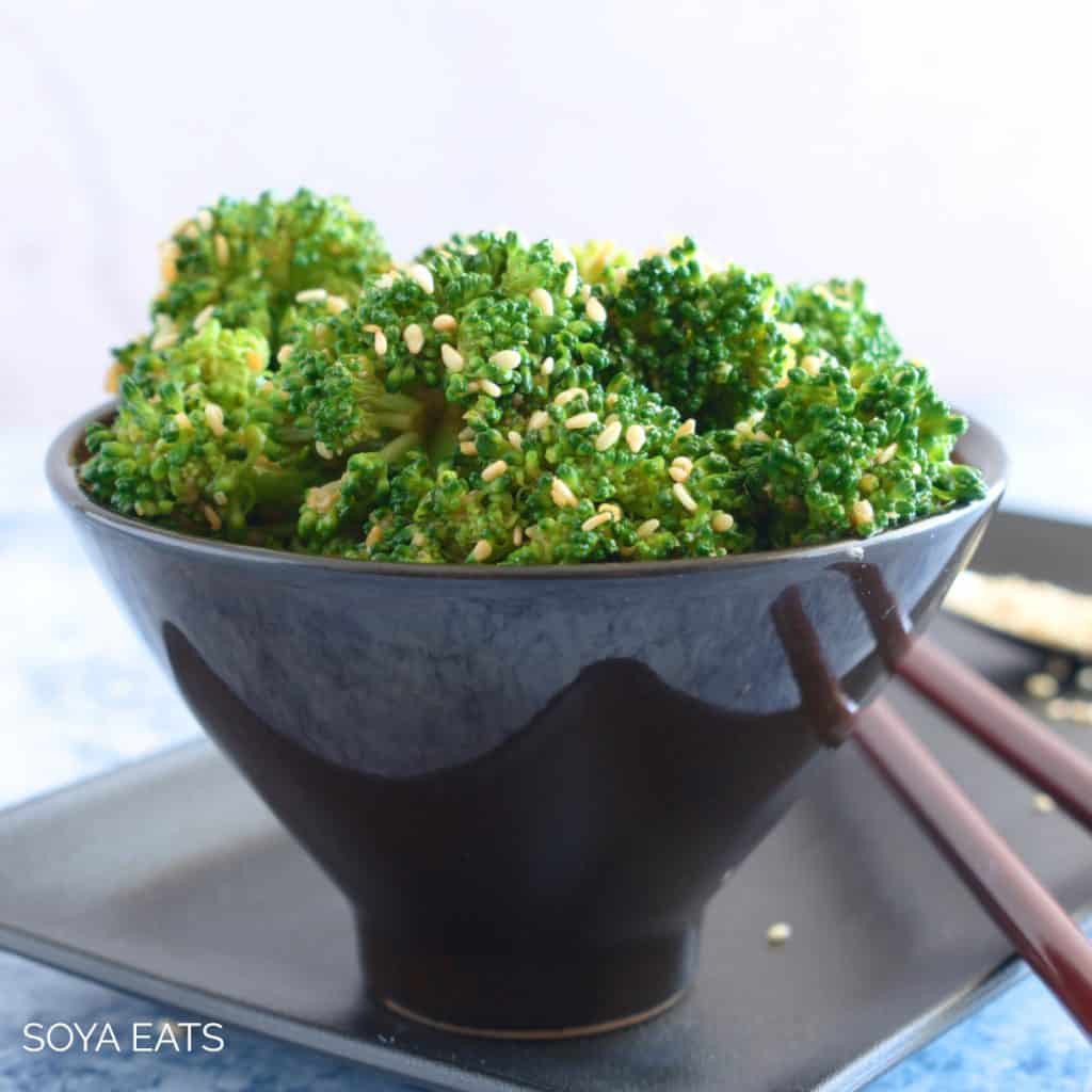 Japanese Broccoli Gomaae | Soya Eats