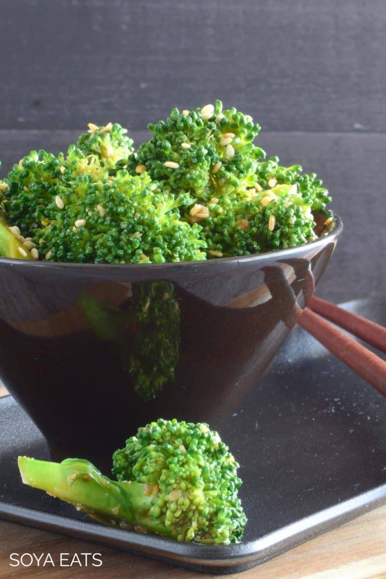 Japanese Broccoli Gomaae | Soya Eats