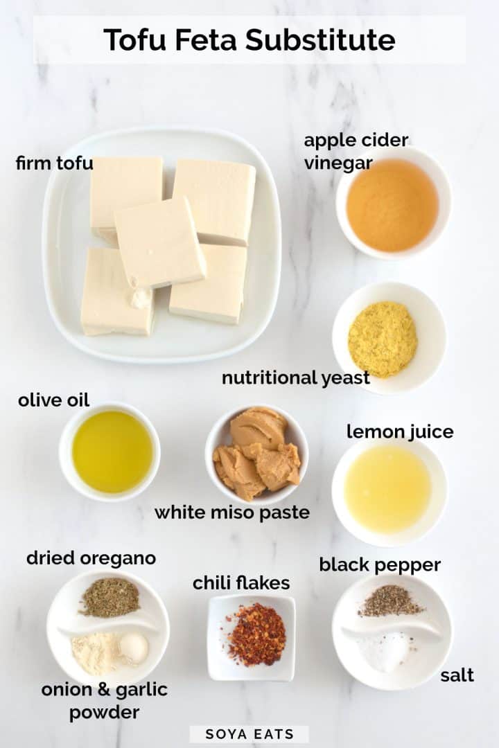 Tofu Feta Cheese Substitute | Soya Eats