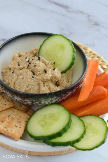 Okara Hummus Style Dip | Soya Eats