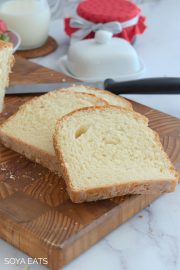 White Okara Bread | Soya Eats