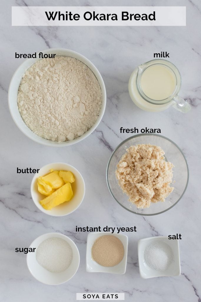 White Okara Bread | Soya Eats